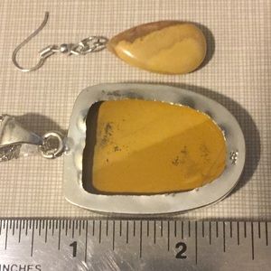 Jewelry | New Unique Yellow Mookaite Gemstone Set | Poshmark